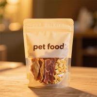China Zipper Lock Customized Biodegradable Food Grade Plastic Bags Smell Proof Stand Pouch Packaging Mylar Bags Cat Dog Bird Foods for sale