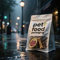 China OEM Service Accepted Customized Biodegradable Stand Up Pouch Food Grade Smell Proof Cat Dog Bird Pets Snacks Packaging Bags for sale