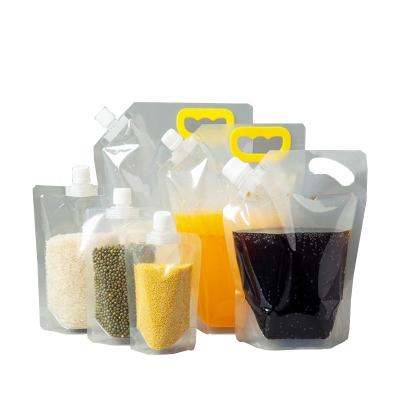 China Zipper Top Biodegradable Liquid Bag Stand Up Water Pouch Energy Drinks Baby Food Juice Capri Sun Pouch Pet Vmpet Pe Material Structure for sale