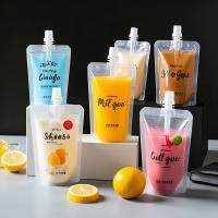China Gravure Printing Customized Juice Packaging Aluminum Foil Sterilization Plastic Bag Custom Printing Die Cut Mylar Spout Pouch for sale