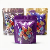 China Hamburger Custom Mylar Bags 3.5 Holographic Packaging Stand Up Pouch Gravure Printing Direct Print Pouch Flower Package for sale