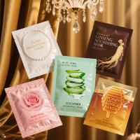 China Aluminum Cosmetic Packaging Bag Hot Stamping Gold UV Aseptic Aluminum Foil Bag Medical Cold Packaging Mylar Plastic Bag Logo for sale