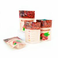 China Customized Color Stand Up Mylar Bag Resealable Zipper Food Pouch Packaging PET Bag Industrial Tomato Blueberry Candy Fruit for sale