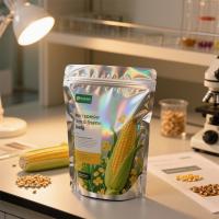 China Stand Up Pouch Customized Logo Printing Durable Plastic Packaging Moisture Resistant Aluminum Foil Bag Agricultural Seeds for sale