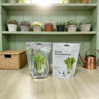 China Zipper Lock Custom Print Agricultural Seed Packaging Bag Moisture Proof Aluminum Foil Transparent Composite Pouch Mylarbag for sale