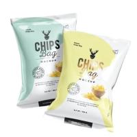 China Food Grade Material Custom Glossy Finish PET Roll Film Chips Packaging Bags Aluminum Foil Back Sealing Plastic Mylar Bags Chocolate Candy Snacks for sale