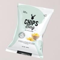 China Food Grade Material Custom Glossy Finish PET Roll Film Chips Packaging Bags Aluminum Foil Back Sealing Plastic Mylar Bags Chocolate Candy Snacks for sale
