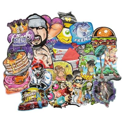 China Biodegradable Custom Shaped 3.5g Mylar Bags | Eco Friendly Die Cut Smell Proof Zipper Pouch for Food Candy Edibles Shaped Plastic Bag OEM ODM Manufacturer for sale