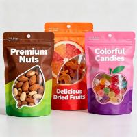 China Smell Proof 3.5 Plastic Bag Custom Print Stand Ziplock Pouch Mylar Bags Customized Logo Printing Food Packaging Snackbag for sale
