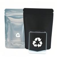 China Zipper Top Sealing Custom Embossed PET Plastic Tray for Chewing Gum Biodegradable Food Packaging Stand Holographic Mylar Bag for sale