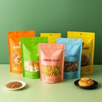 China Gravure Printing Customized Biodegradable Packaging Plastic Bags Food Pouch Package Kraft Paper Ziplock Bags Custom Size Accepted for sale