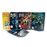 China Recyclable Stand Up Pouch Customized Mylar Bag Zipper Packaging Plastic Bags Holographic Cali Pouch 3.5g Flower Package for sale