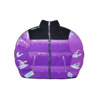 China 3.5 oz Custom Shaped Mylar Bags Puffer Jacket Silhouette | Odor Proof PET VMPET PE Recyclable Food Sachet Shape Zipper Pouch Retail OEM Factory for sale