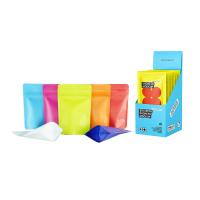 China PET VMPET PE Custom 3.5 Mylar Bag with Display Box Flower Candy Cookie Gummy Packaging CR Die Cut Spot UV Zipper Window for sale