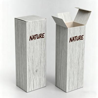China Plastic Liner Type Folding Carton Boxes Custom Four Color Printing Logo Cosmetic Skin Care Gift Kraft Paper Packaging for sale