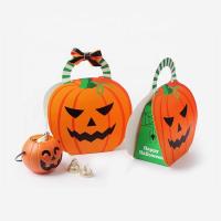 China Multi Layer Plastic Die Cut Pumpkin Ghost Food Packaging Carton Custom Handle Holiday Gift Carton Packaging Candy Snacks Hospitality Box for sale