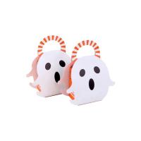 China Multi Layer Plastic Die Cut Pumpkin Ghost Food Packaging Carton Custom Handle Holiday Gift Carton Packaging Candy Snacks Hospitality Box for sale
