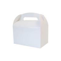 China Self Erecting Boxes Varnishing Customized Printing Candy Gift Color Card Boxes Birthday Party Cake Snacks Portable Shaped Paper Box for sale
