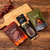 China Zipper Bag Custom Order Compatible Laminated Composite Aluminum Foil Bag Foodgrade Proof Plastic Bag for Beef Jerky Packaging for sale