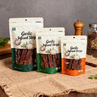 China Zipper Bag Custom Order Compatible Laminated Composite Aluminum Foil Bag Foodgrade Proof Plastic Bag for Beef Jerky Packaging for sale
