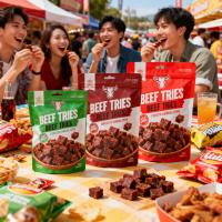 China Jelly Packaging Food Grade Plastic Bag Stand Up Pouch Pet Vmpet Pe Material Structure Beef Jerky Packaging Mylar Pouch for sale