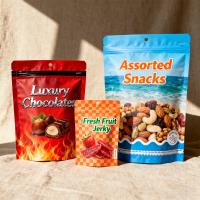 China Custom Size Accepted Matte Mylar Bag Packaging Flavors of Nuts Candy Zero Aluminum Foil Ziplock Bag Logo Accepted for sale