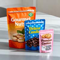 China Custom Size Accepted Matte Mylar Bag Packaging Flavors of Nuts Candy Zero Aluminum Foil Ziplock Bag Logo Accepted for sale