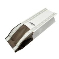 China Hand Length Handle Custom Coffee Bean Stand up Pouch Packaging Kraft Paper Bags Recyclable Coffee Bags Zip Lock Tea Matcha Packaging for sale