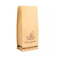 China Salad Custom Order Biodegradable Coffee Bean Package Bag Coffee Pouch Flat Bottom Coffee Packaging Kraft Paper Zipper for sale