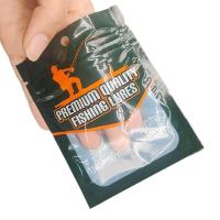 China Customized Color Recyclable Zipper Top Fishing Lure Bait Packaging Bag Soft Plastic Gravure Printing Plain Model Agriculture for sale