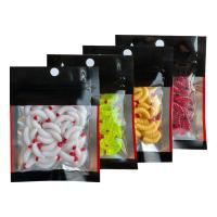 China Recyclable Fishing Packaging Lure Bag Customized Logo Printed Fishing Lure Hooks Mylar Zipper Packing Bag Flat Pouch for sale