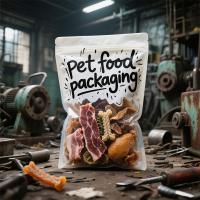 China Stand Up Pouch Gravure Printing Food Grade Safety Biodegradable Plastic Bag Pet Snacks Cat Litter Cleaning Supplies Mylar Bag for sale