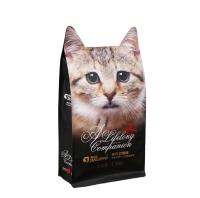 China Gravure Printing Custom Standing Pouch Resealable Zipper Cat Food Packaging Bag Customized Logo Printing Pet Treat Snack Food Bag for sale