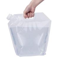 China Zipper Bag Suitable for Food Packaging Biodegradable PET Plastic Recyclable Spout Bag Juice Drinks Plain Model Number for sale