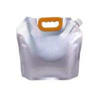 China Zipper Bag Suitable for Food Packaging Biodegradable PET Plastic Recyclable Spout Bag Juice Drinks Plain Model Number for sale