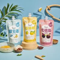 China Zipper Top Sealing Handle PE Plastic Juice Nozzle Bags Used in Jelly Milk Chinese Medicine Heatable Soup Liquid Beverages for sale