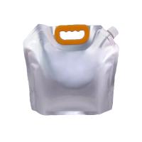 China Zipper Top Customizable Aluminum Foil Spout Bag Biodegradable Standup Pouch Smell Proof Packaging for Cereal Liquid Beverages for sale