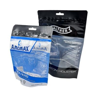 China Custom Order Custom Printed Aluminum Foil Zipper Lock Plastic Bag Resealable Stand Up USB Cable Packaging Bag for sale