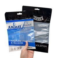 China Custom Order Custom Printed Aluminum Foil Zipper Lock Plastic Bag Resealable Stand Up USB Cable Packaging Bag for sale