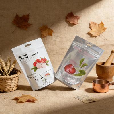 China Moisture Proof Printed Seed Packaging Bag with Durable PP Material Custom Order Aluminum Composite Laminated Plastic Mylar Bag for sale