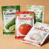 China Zipper Top Stand Up Pouch Seed Bag Suitable Packaging Fruit Vegetables Flowers Grass Seed Plastic Ziplock Holographic Mylar for sale