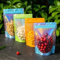 China PET VMPET PE Material Structure Customized Logo Printing Stand Up Zipper Bags Smell Proof Packaging for Food Nuts Coffee for sale