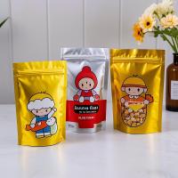 China PET VMPET PE Material Structure Customized Logo Printing Stand Up Zipper Bags Smell Proof Packaging for Food Nuts Coffee for sale