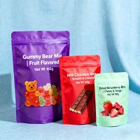 China Zipper Top Custom Packaging Bag Stand Ziplock Pouch with Logo Gravure Printing Snack Laminated Aluminum Foil Snack Pouch for sale