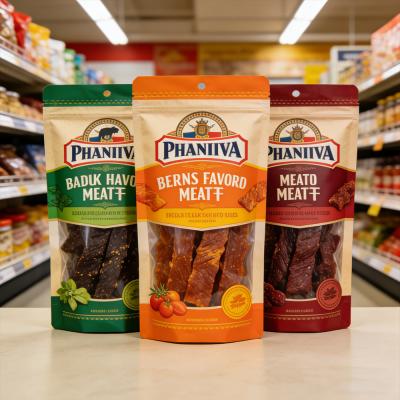China Customized Size Custom Printed Food Grade Packaging Plastic Bag Ziplock Packaging Mylar Bag with Window and Logo Printing for sale