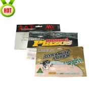 China Hand Length Handle Fishing Lure Bait Pouch Custom Logo Printing Three Side Sealed Reusable Zipper Bags Plastic Packaging for sale