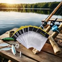 China Custom Order Reusable Transparent PET Plastic Bag Zipper Printed Fishing Accessories Bag for Fish Hook Bait Feed Packaging for sale