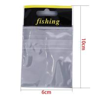 China Customized Size Zipper Bags Custom Printed Logo 3 Side Seal Opp Plastic Fishing Hook Bags Recyclable Agriculture Packaging for sale