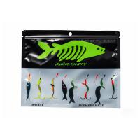 China Customized Size Zipper Bags Custom Printed Logo 3 Side Seal Opp Plastic Fishing Hook Bags Recyclable Agriculture Packaging for sale