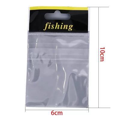 China Custom Order Transparent Fishing Lure Bait Bags Zipper Bag Packaging Accessories Recyclable Material Structure Pet Vmpet Pe for sale